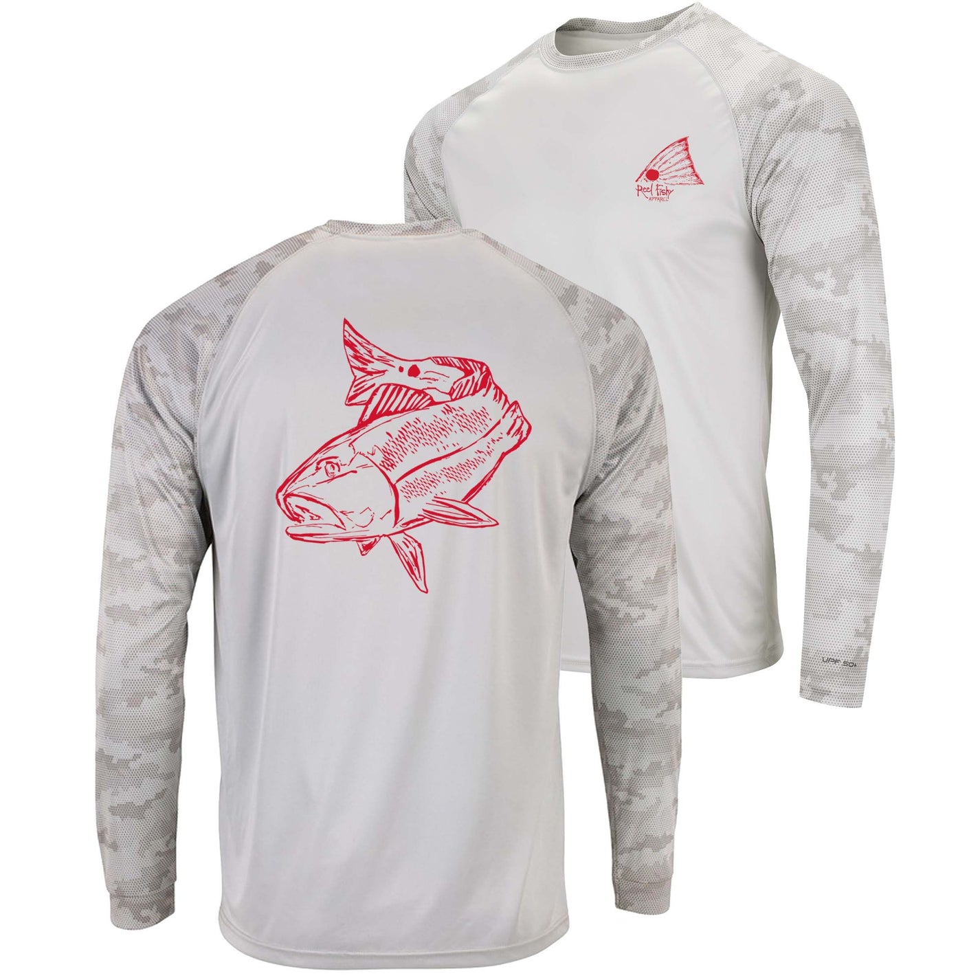 Redfish Performance Fishing Shirts 50+UPF – Reel Fishy Apparel