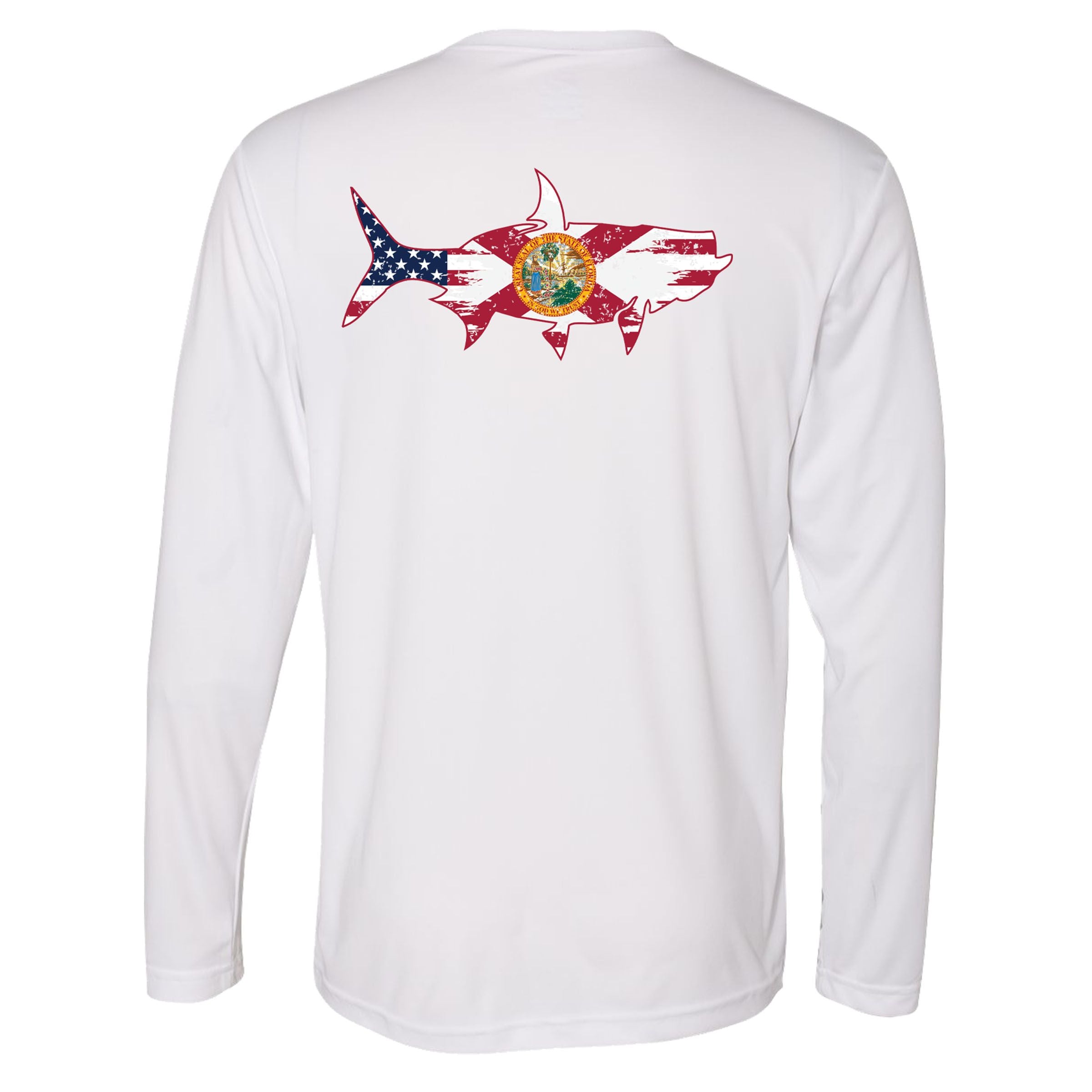 Tarpon Florida Flag UPF 50 Performance Long & Short Sleeve Shirts